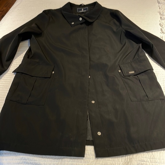 London Fog | Jackets & Coats | London Fog Black Spring Coat | Poshmark